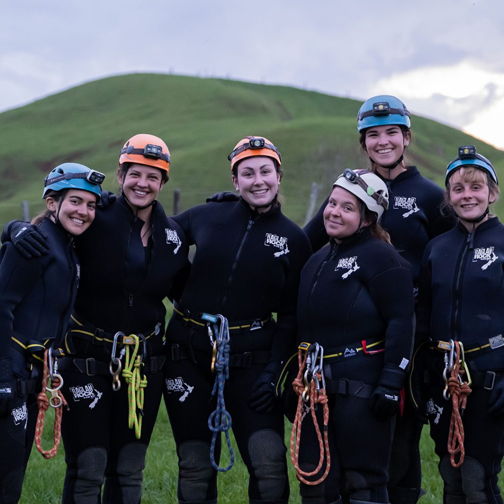 Canyoning with the glowworms on Mt Karioi | Raglan Rock NZ